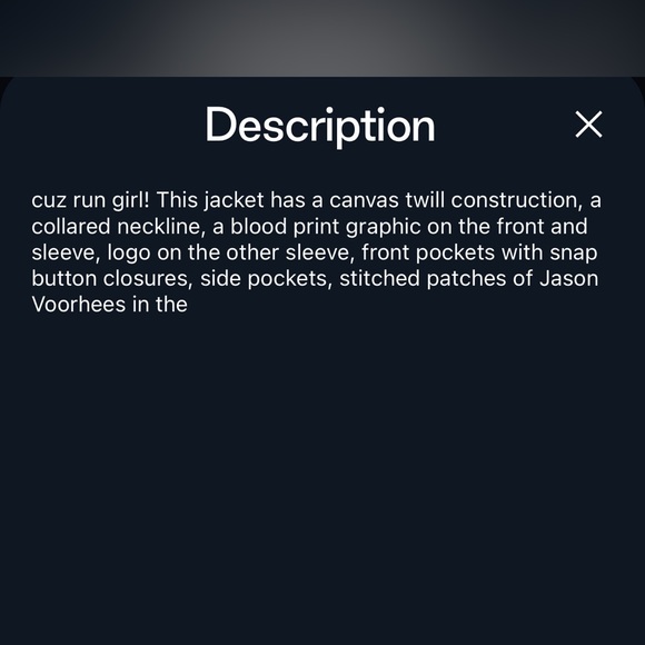 Horror | Jackets & Coats | Jason X Friday The 3th Twill Jacket | Poshmark